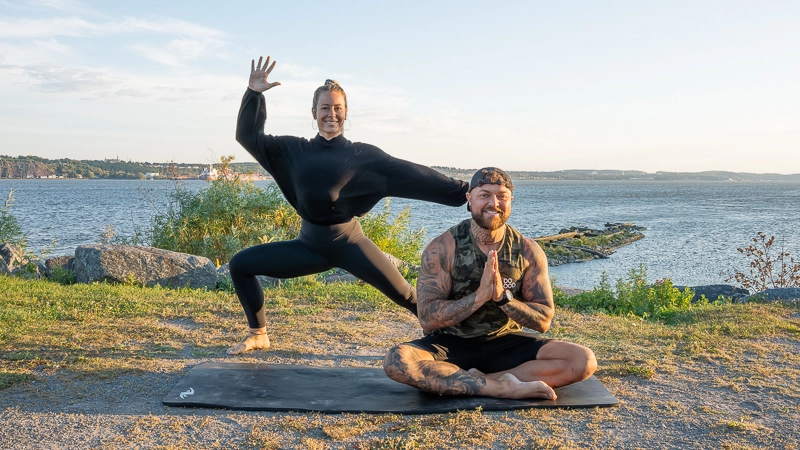 Yin yang yoga avec Cathryne & Math - 60 min